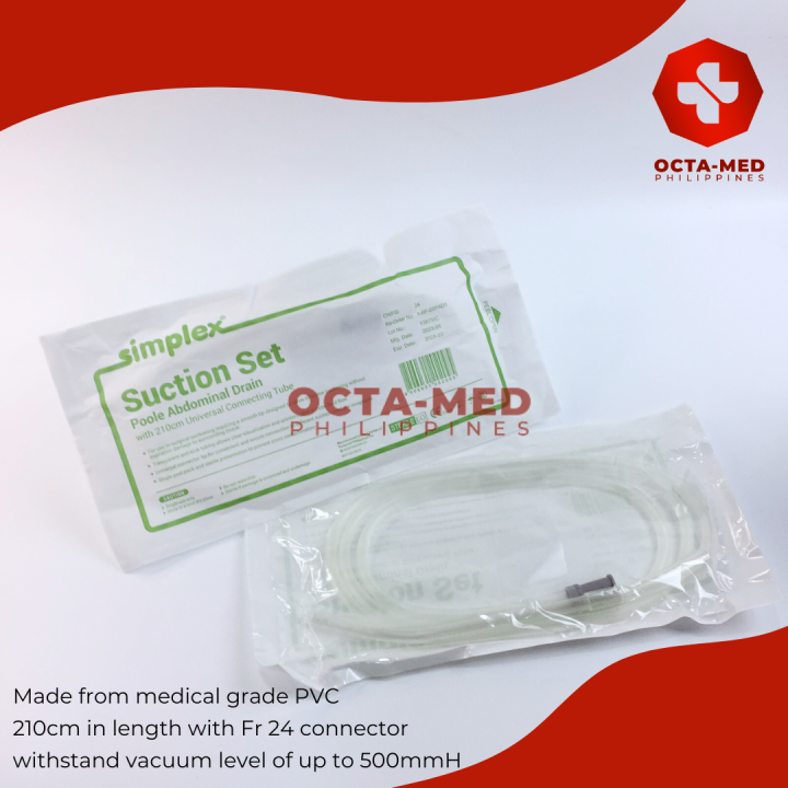 Suction Set (Poole Abdominal Drain) | SIMPLEX Wholesale | Lazada PH