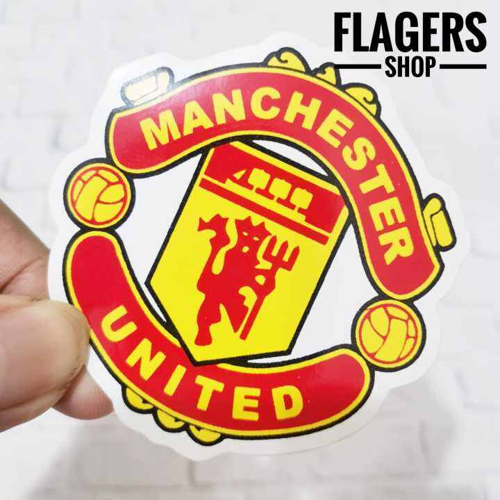 Stiker Manchester United The Red Devils Stiker Klub Bola Sticker