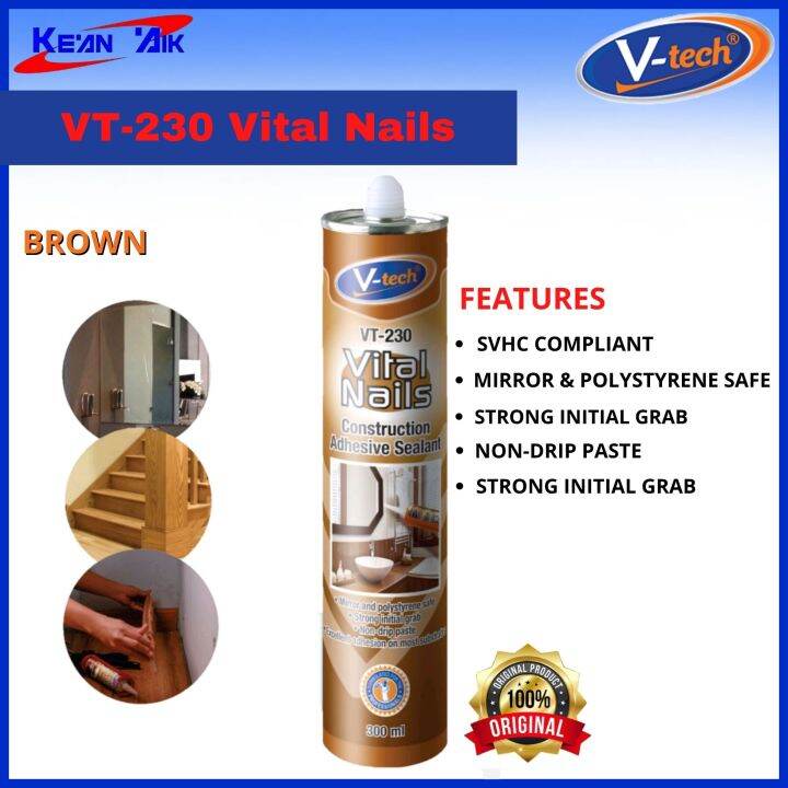 V-Tech VT-230 Vital Nails Construction Adhesive Sealant | Lazada