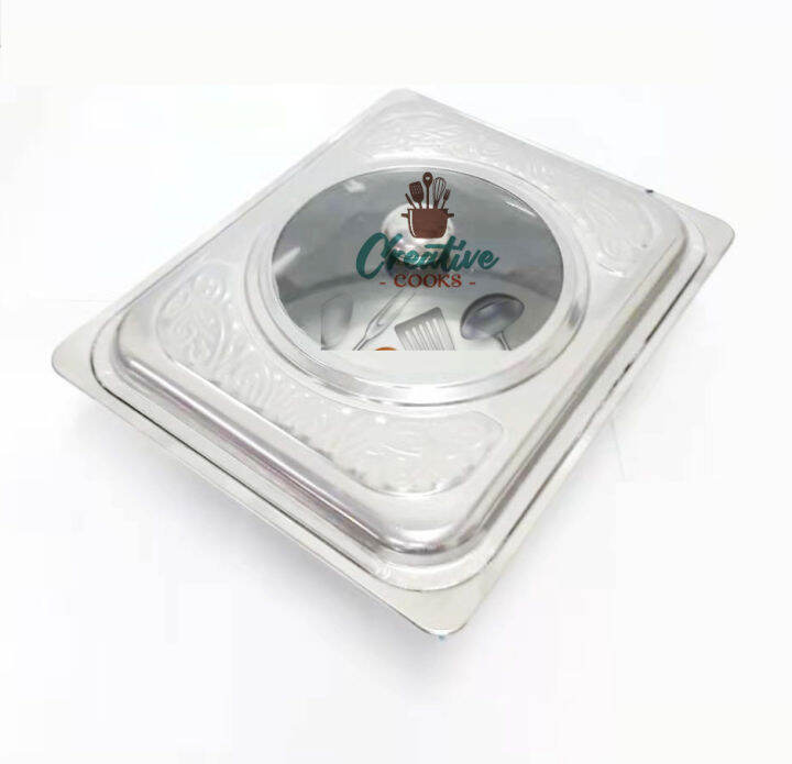 FOOD WARMER STAINLESS STEEL WITH COMBINED COVER LAGAYAN NG ULAM WITH ...