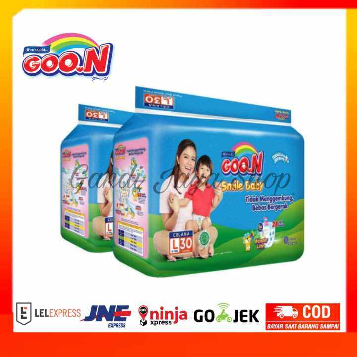 Twinpack Goon Smile Baby Pants L isi 30 | Lazada Indonesia