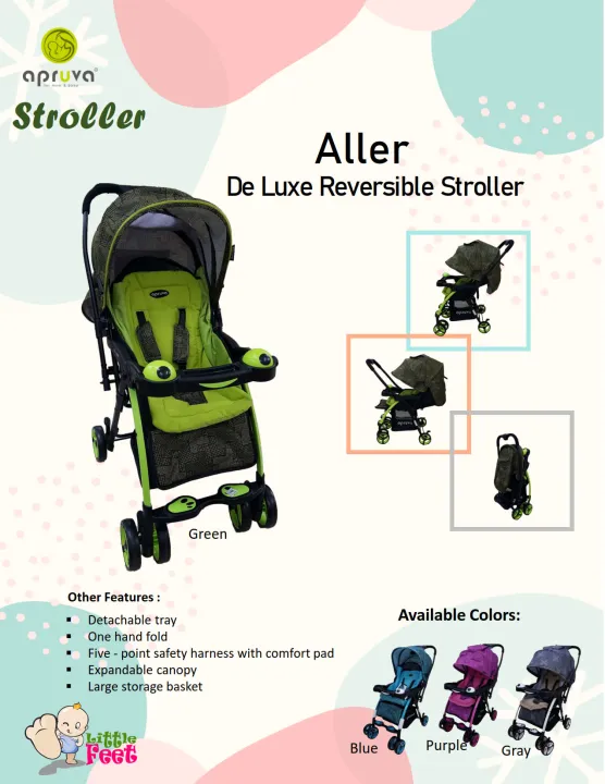 Apruva ALLER - Reclinable and Reversible Stroller | Lazada PH