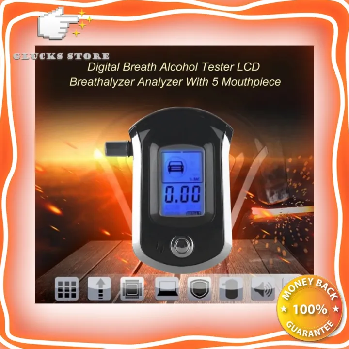 Alcohol Tester Digital Analyzer Ukur Kadar Tingkat Alkohol Pengukur ...