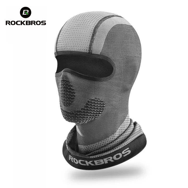 ROCKRBOS Balaclava Breathable Ice Silk Cycling Face Mask Anti-UV ...