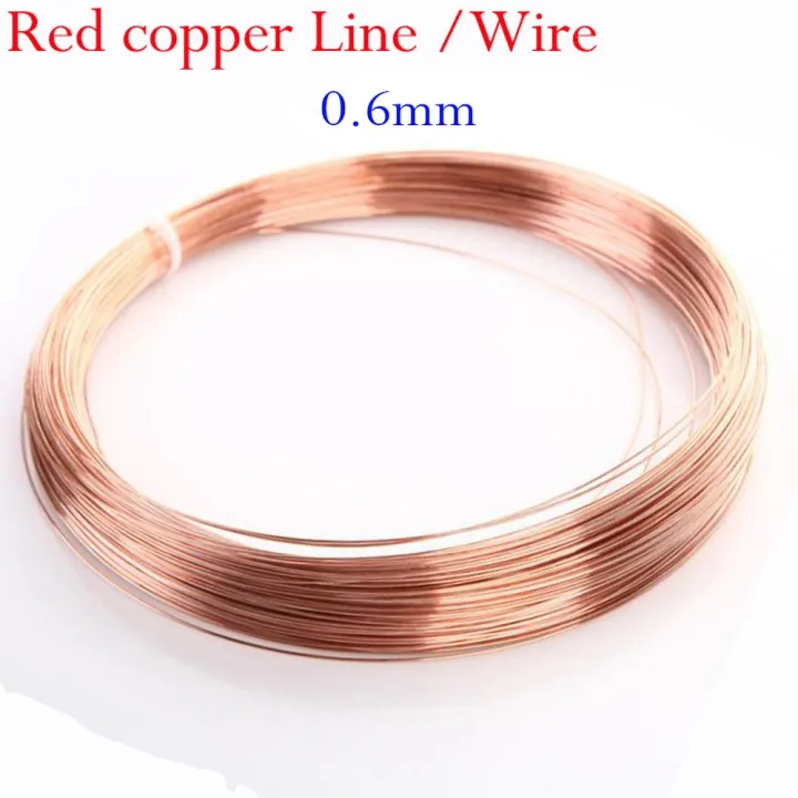 copper line wire 0.6mm t2 copper red copper 99*90% bare wire | Lazada PH