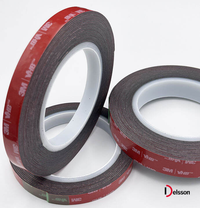 Delssonเทปกาวสองหน้า 3M แท้ 100% 3M 5952 หนา 0.8 มม. เทปโฟมแต่งคิ้ว ...