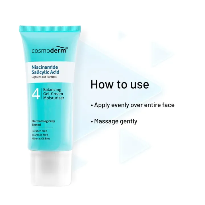 COSMODERM Niacinamide Balancing Gel-Cream Moisturizer 50ml | Lazada