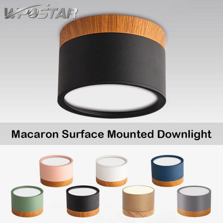 Surface Mounted Downlight Nordic LED Spotlight COB Ceiling Light ...