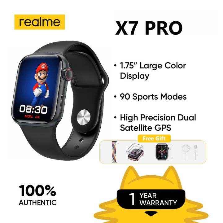 【COD+Free Shipping】Realme TechLife Watch X7 Pro realme S100 Smartwatch ...