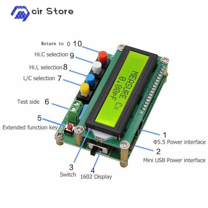 LC100-A Multi-functional Digital Inductance Capacitance Meter - Isang ...