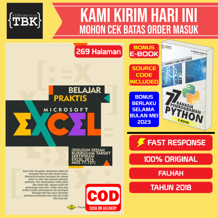 BUKU BELAJAR PRAKTIS MICROSOFT EXCEL | Lazada Indonesia BUKU BELAJAR PRAKTIS MICROSOFT EXCEL | Lazada Indonesia