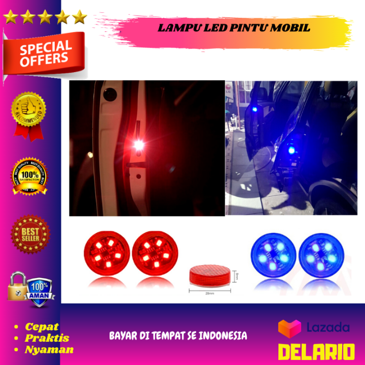 Lampu LED Door Open Safety Warning LED Lampu Pintu Mobil LED Mobil ...