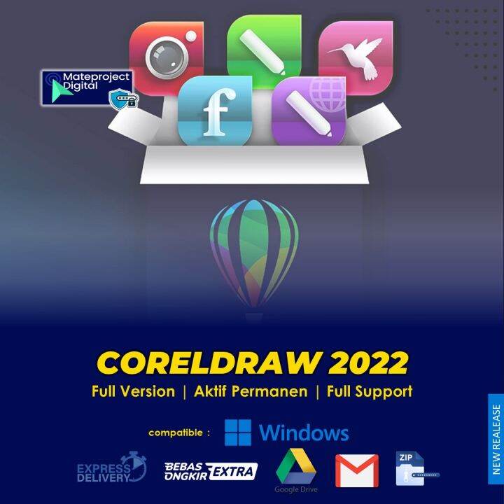 CorelDRAW 2022 Full Permanen Corel 2021 Corel DRAW 2020 | Lazada Indonesia