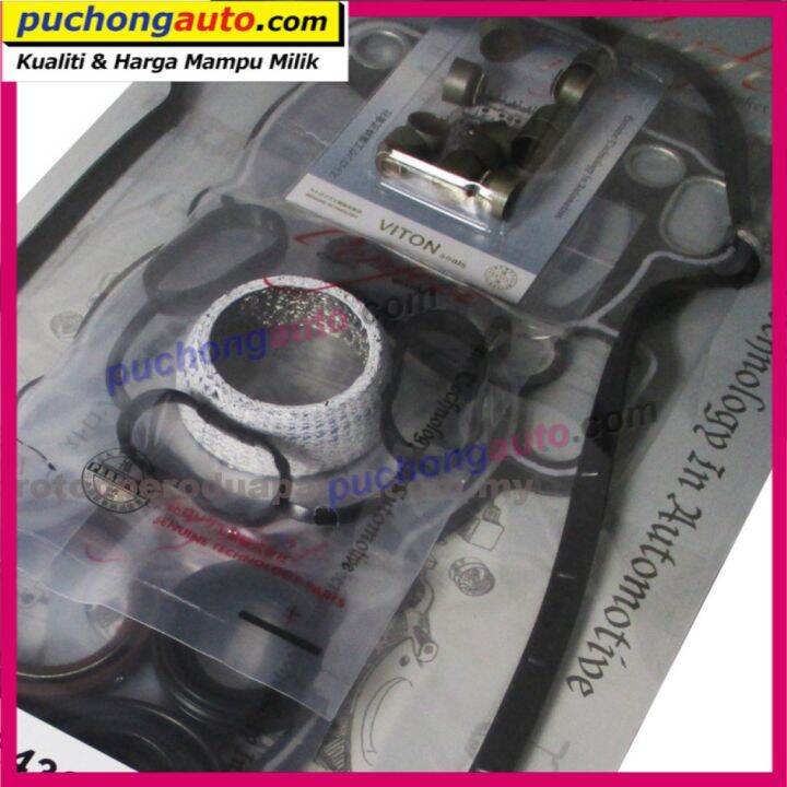 Top Set Gasket Overhaul Engine Viton - Perodua Axia - Carbon / Steel ...