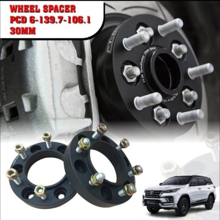WHEEL SPACER ADAPTOR VELG ALUMUNIUM TOYOTA FORTUNER 30MM | Lazada Indonesia