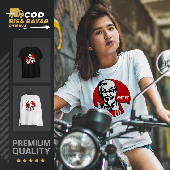 Kaos Plesetan Desain Logo KFC | Lazada Indonesia Kaos Plesetan Desain Logo KFC | Lazada Indonesia