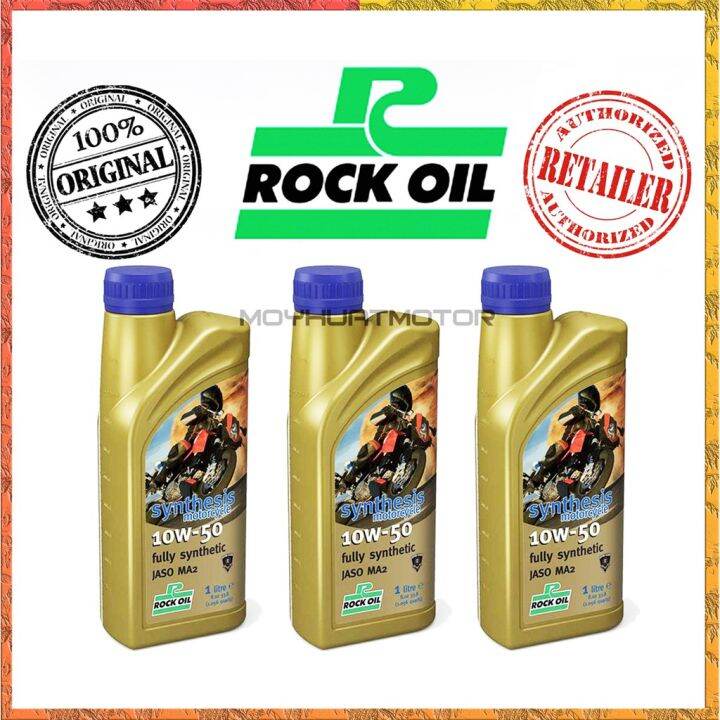 Original Rock Oil Synthesis Motorcycle 10w50 / Original RockOil Fully ...