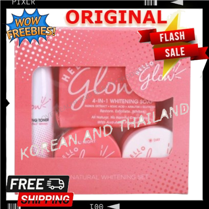 Glow All-Natural Facial Set Hello (Ever-BeIina) | Lazada PH