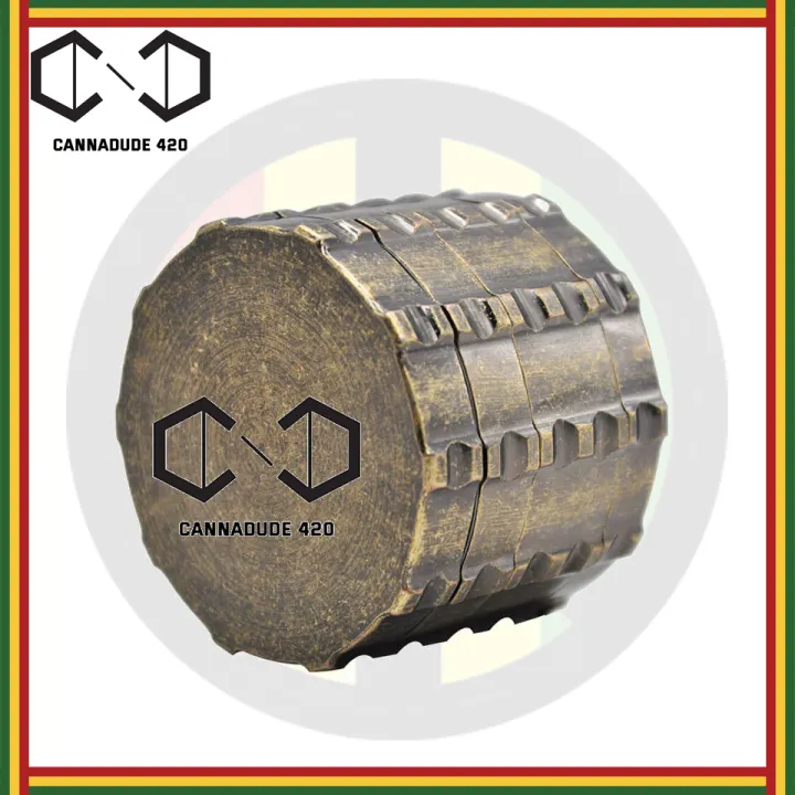 Grinder Metal 60mm ที่บดสมุนไพร เครื่องบดมือ Logo Canna 4 Layers 60มม. ...