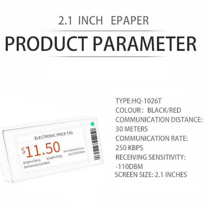 Epaper Electronic Price Tag Display Card Eink Screen Bluetooth Version ...