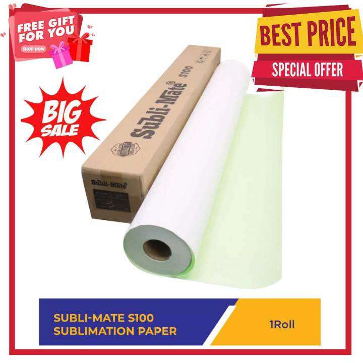 Sublimation Paper Roll 36 inches Subli-Mate S100 (maximum 2 rolls per ...