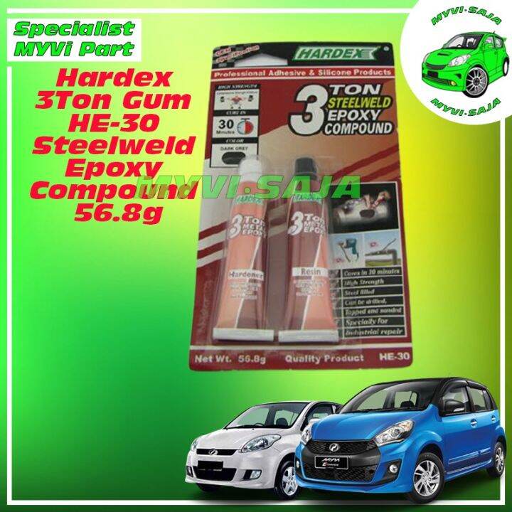 Hardex 3Ton Gum HE-30 Steelweld Epoxy Compound 56.8g | Lazada