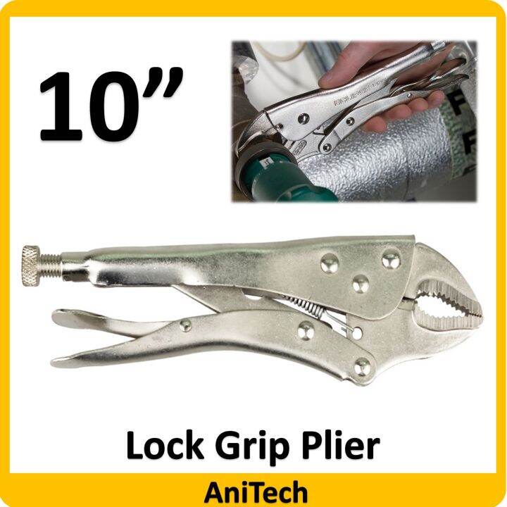 Heavy Duty 10'' Vise Grip Plier Lock Grip Plier Fastener Tightening ...