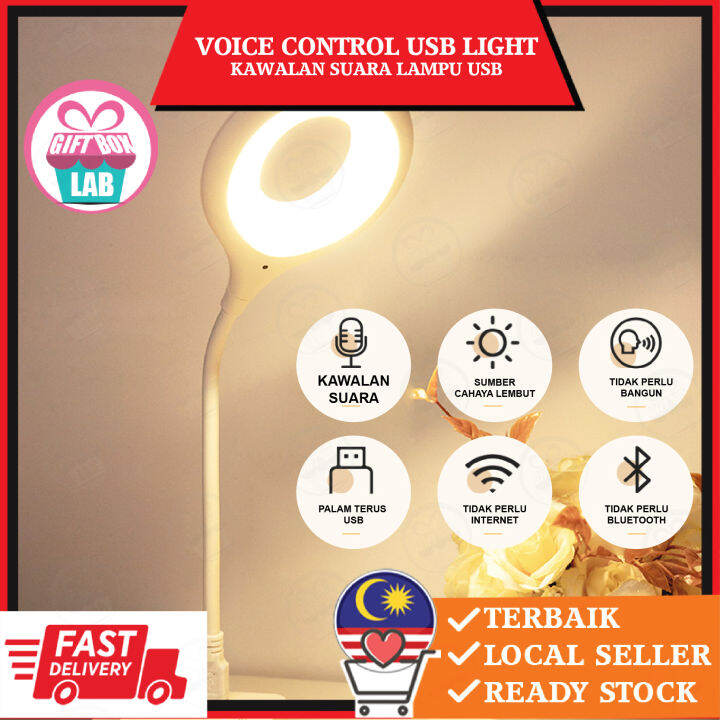 GBL Intelligent USB Voice Control Light Lamp Sound Sensor Switch 3 ...