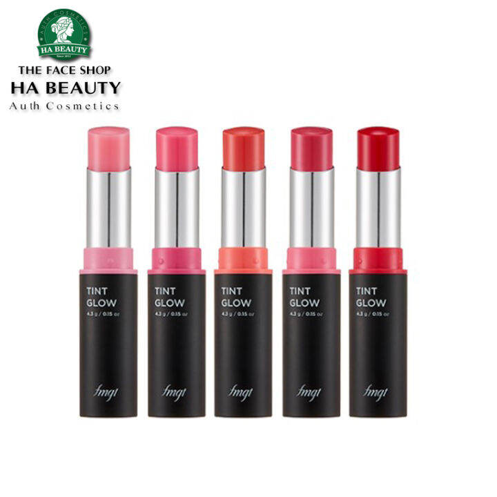 Son dưỡng ẩm môi tự nhiên có màu fmgt The Face Shop TINT GLOW 4.3g ...