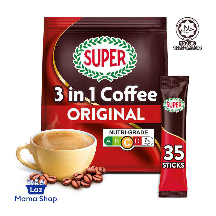 Super Original Instant 3 In1 Coffee 35 Sticks (Laz Mama Shop) | Lazada ...