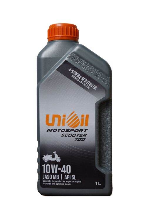 Unioil Motosport Scooter 700 10W-40 Semi-Synthetic Scooter Oil (1L ...
