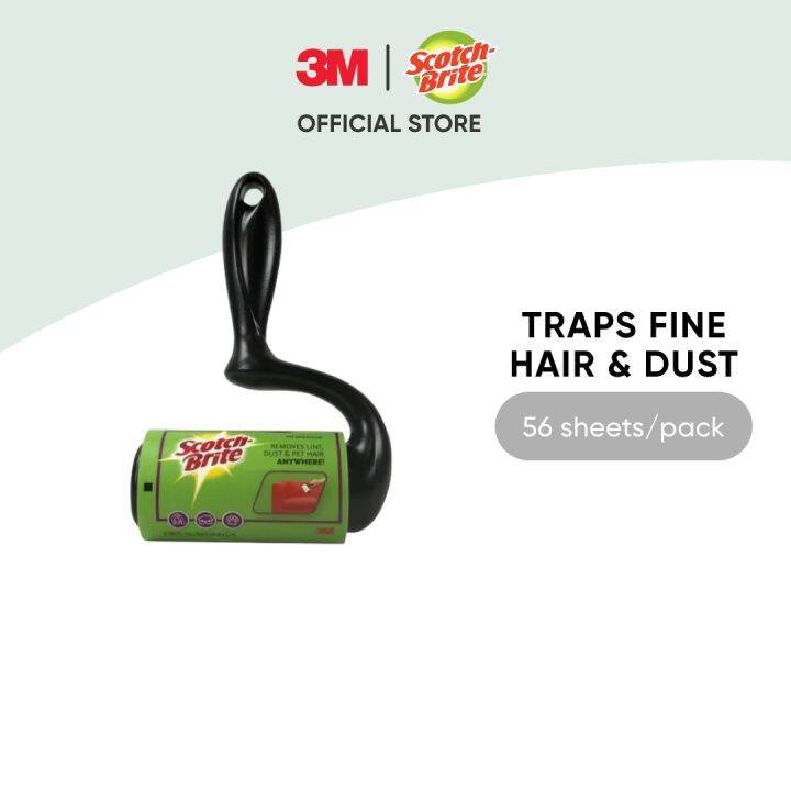 3M™ Scotch-Brite™ Lint Roller, 56 sheets/pack, 10 cm x 9.1 m, For ...