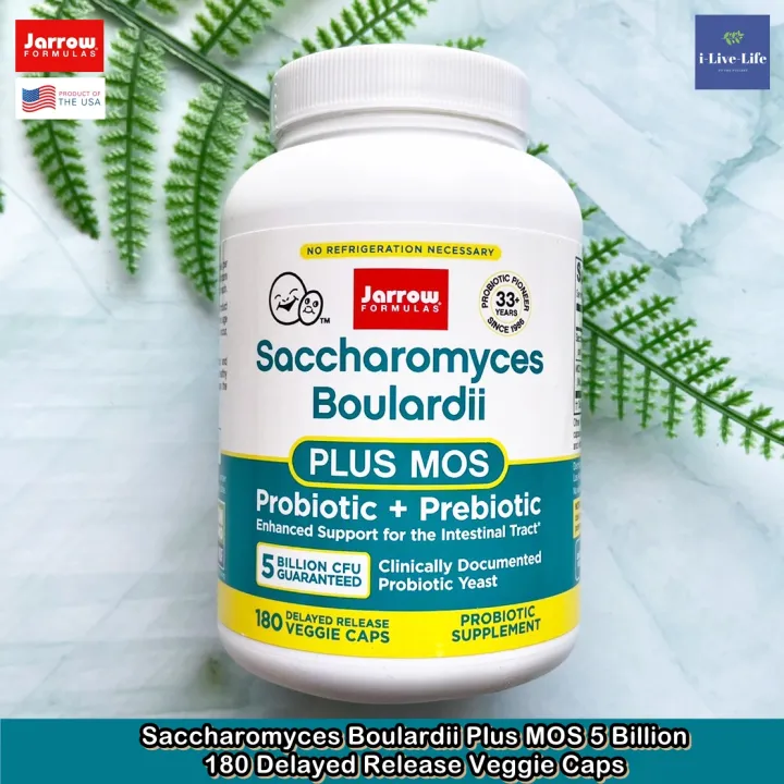 แซคคาโรไมซีส โบลาร์ดี Saccharomyces Boulardii Plus Mos 5 Billion 90 Or 180 Delayed Release