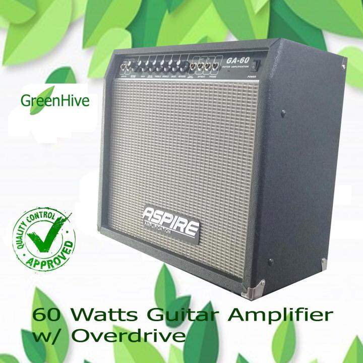Guitar Amplifier , Aspire 60Watts GA-60 with Overdrive 60wGH ...