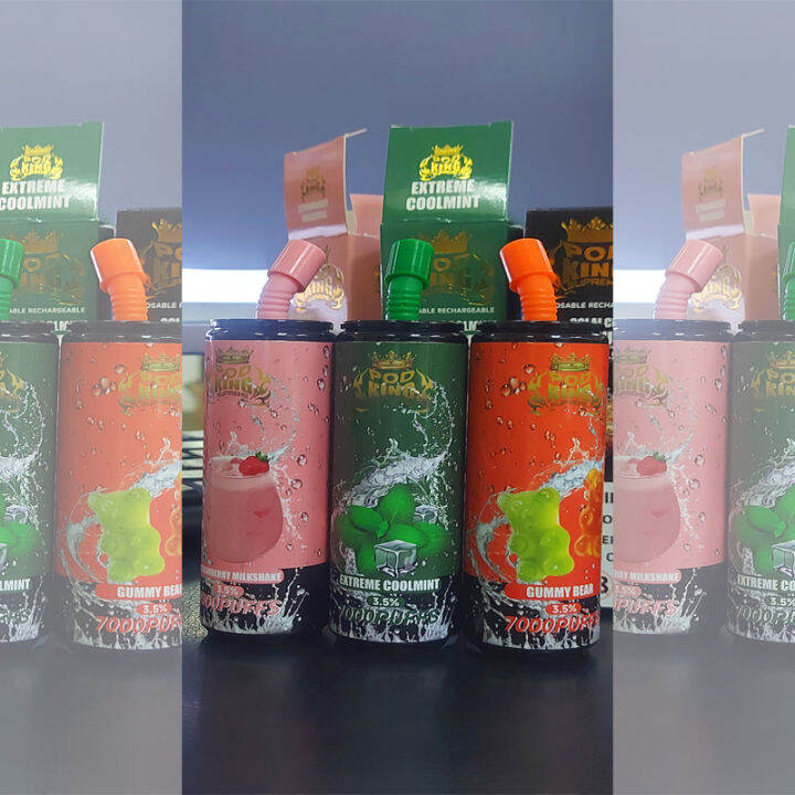 P.O.D KING SUPREME 7000 P.UFFS LEGIT 100% Disposable/Rechargeable ...