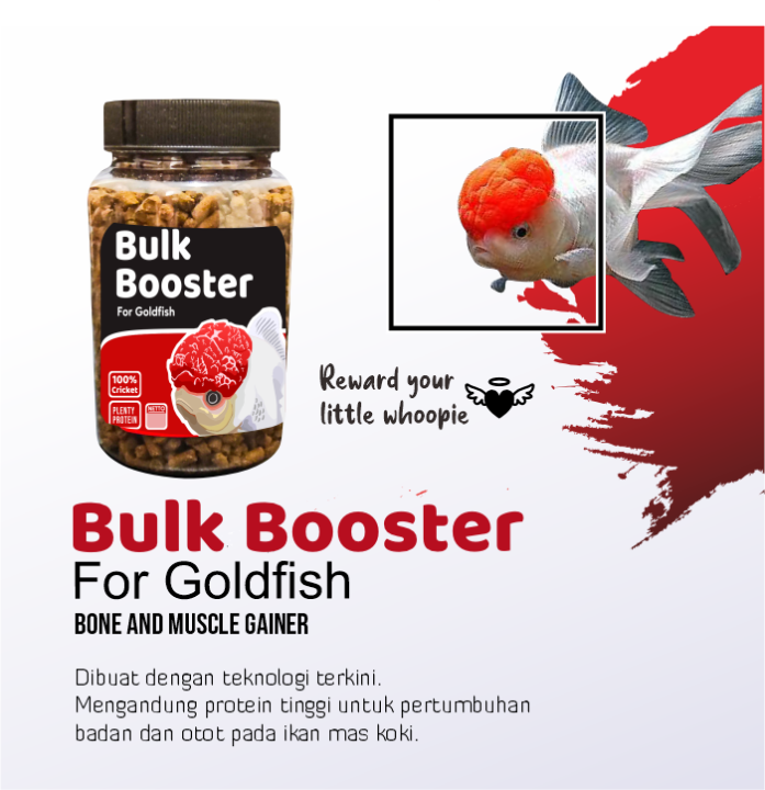 Pakan Pelet Makanan Ikan Mas Koki Bulk Booster Untuk Tulang dan Otot ...