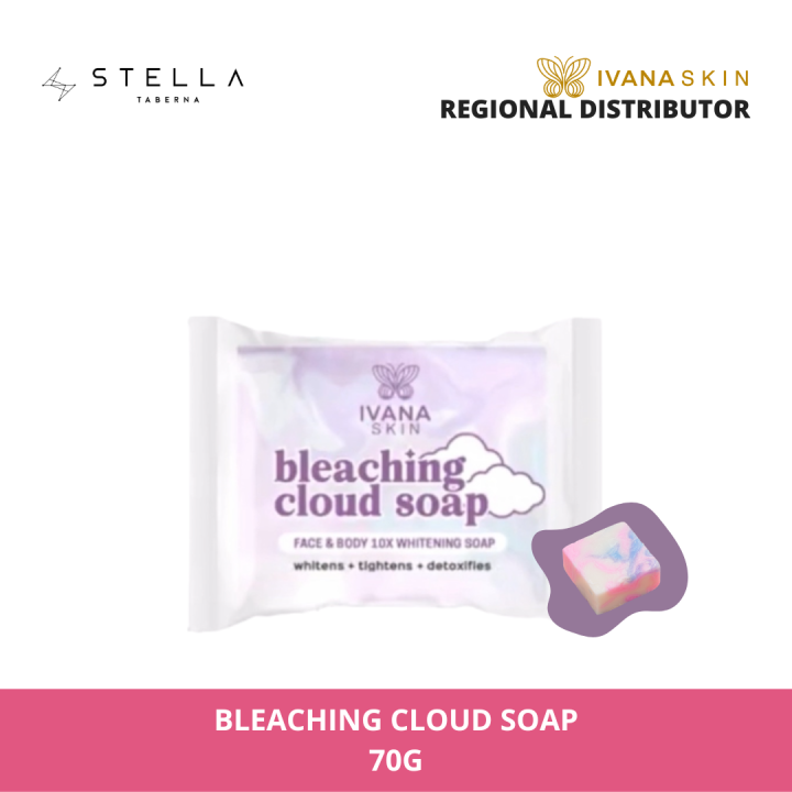 Ivana Skin Bleaching Cloud Soap Face and Body 10x Whitening Soap by ...