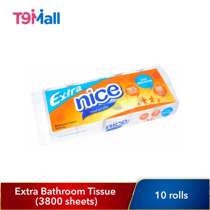 Nice Naturale Extra Bathroom Tissue (10 rolls) toilet paper / toilet ...