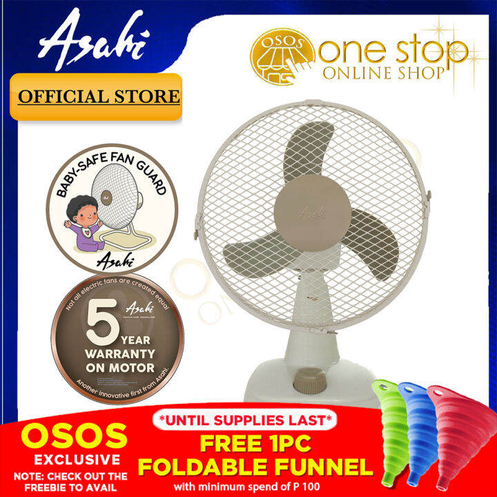 ASAHI Original Desk Fan Electric Fan for children safety Fan BG-9002 ...