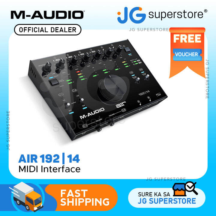 M-Audio AIR 192 | 14 USB Audio Interface for Studio Recording with 8 In ...