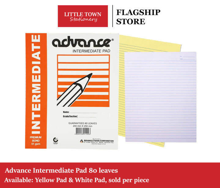 Advance Intermediate Pad 80 Leaves | Lazada PH