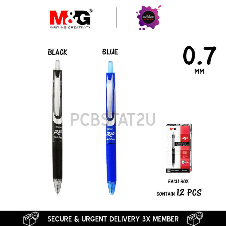 M&G R50 Gel Pen Smooth Writing Diamond Barrel - (1's) Writing Pen | Lazada