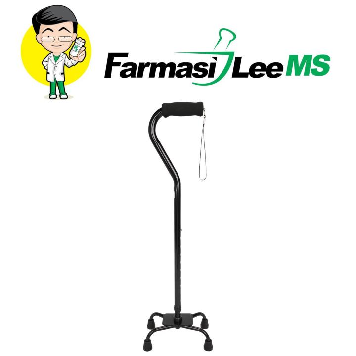 Quadruple Cane Tip Quad Base Walking Stick Crutches Aid Adjustable ...