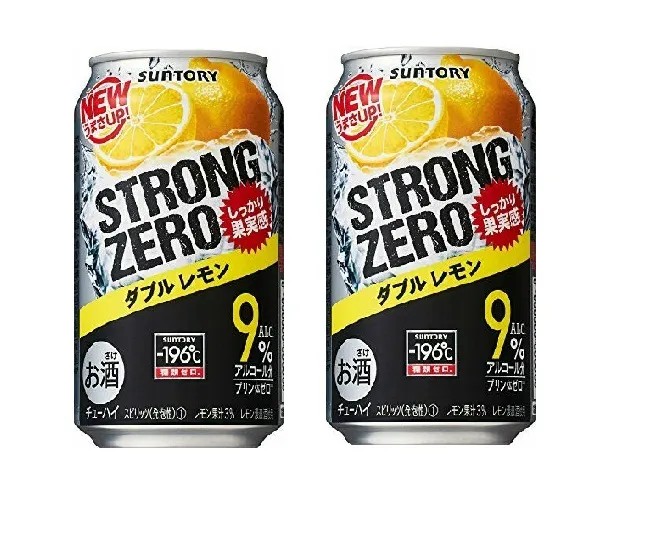 Pack of 2 Suntory Strong Zero Lemon 350ml - Imported from Japan | Lazada PH