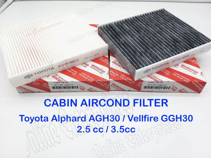 Toyota Alphard AGH30 Vellfire GGH30 2.5 3.5 Altis ZRE211 Carbon Aircond ...