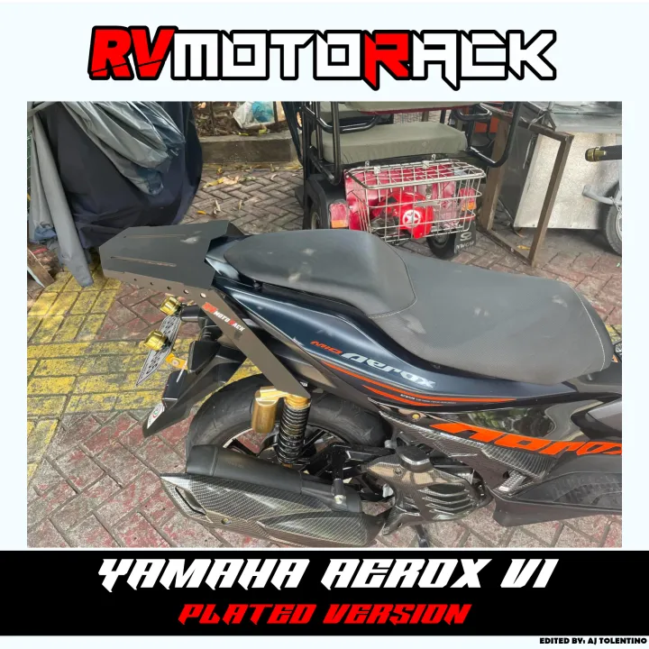 RV MOTORACK Heavy Duty Top Box Bracket for Yamaha Aerox v1 (Plated ...