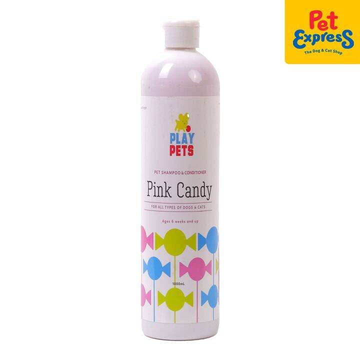 Play Pets Pink Candy Dog Shampoo and Conditioner 1L | Lazada PH