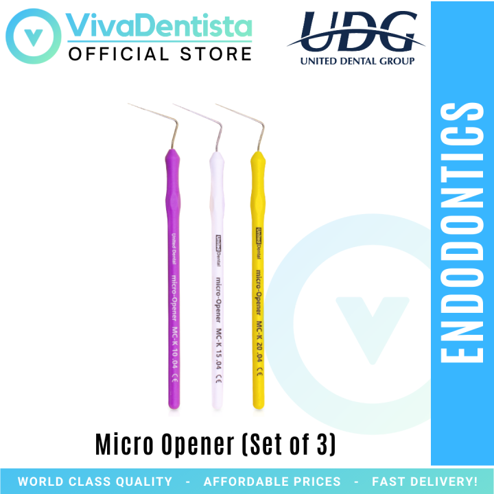 UDG Micro Opener (Set of 3) Dental Endodontics | VivaDentista | Lazada PH