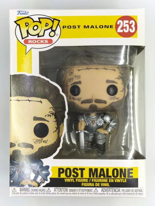 Funko Pop Rock - Post Malone In Armor #253 (กล่องมีตำหนินิดหน่อย ...