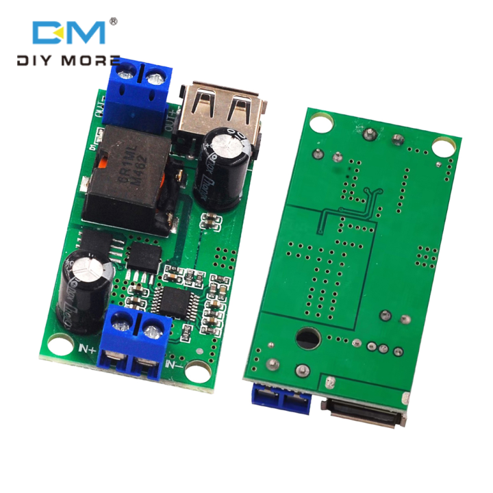 diymore Buck Converter 12v to 5v USB Voltage Regulator DC 9V-36V Step ...